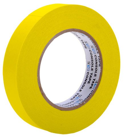 Protapes 1" x 60 Yards Console Tape (Yellow) – Voice and Video Sales